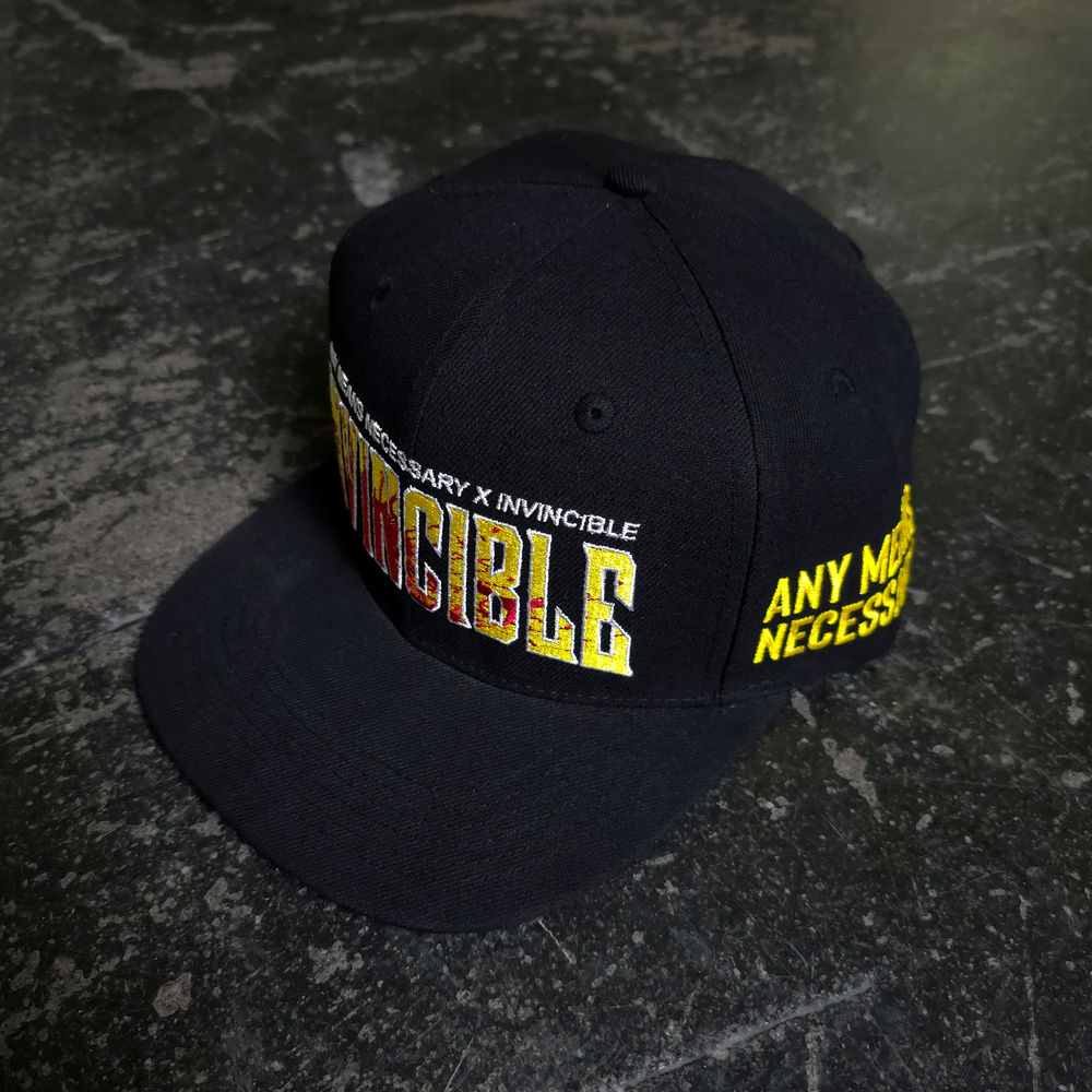 Invincible Splatter Hat – Any Means Necessary Clothing