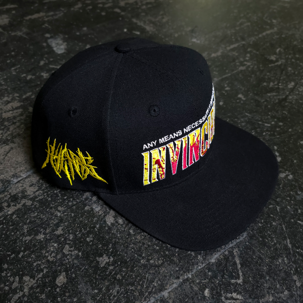 Invincible Splatter Hat – Any Means Necessary Clothing