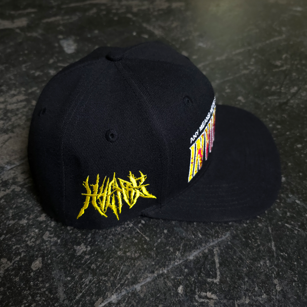 Invincible Splatter Hat – Any Means Necessary Clothing