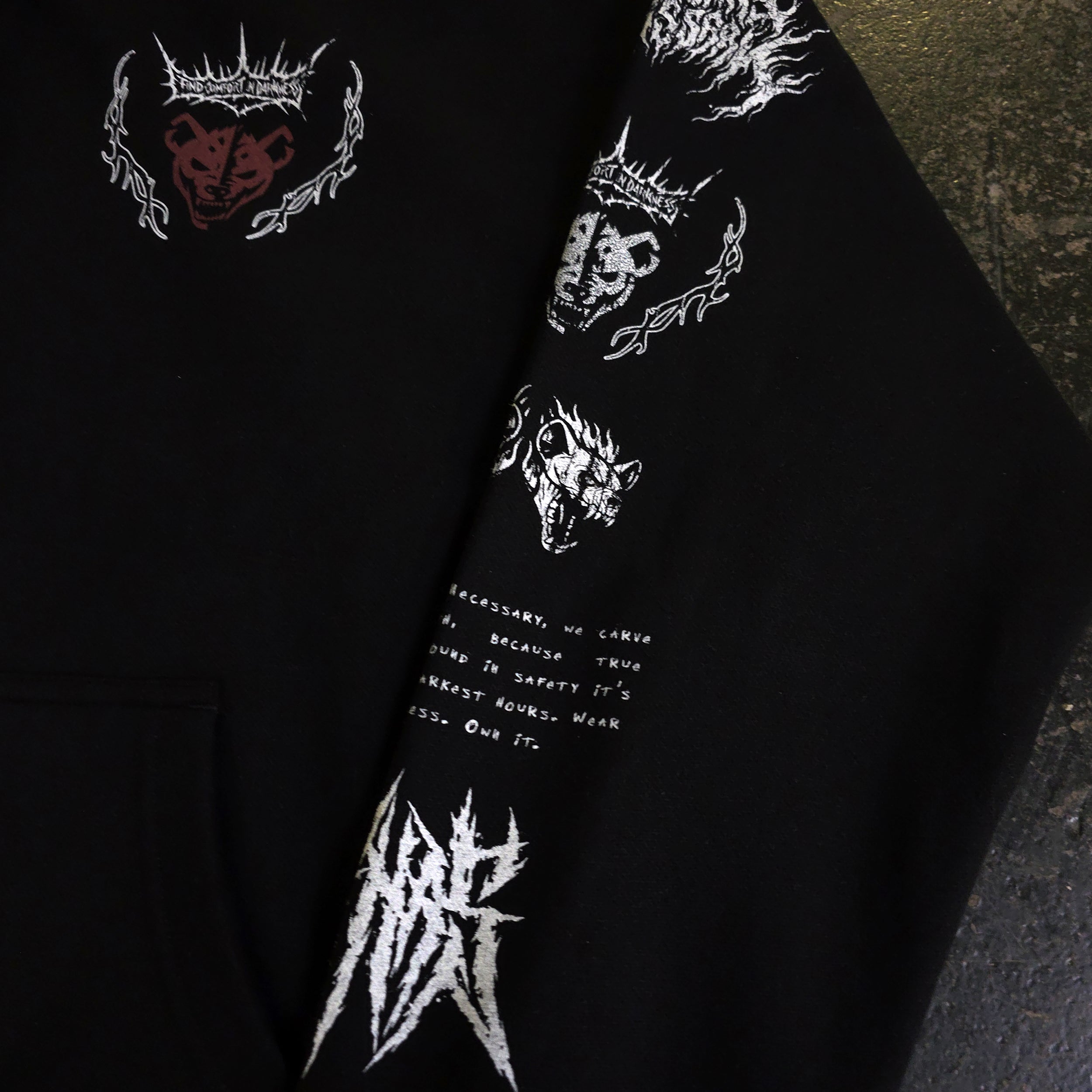 Mantra Zip Up Hoodie – Any Means Necessary Clothing