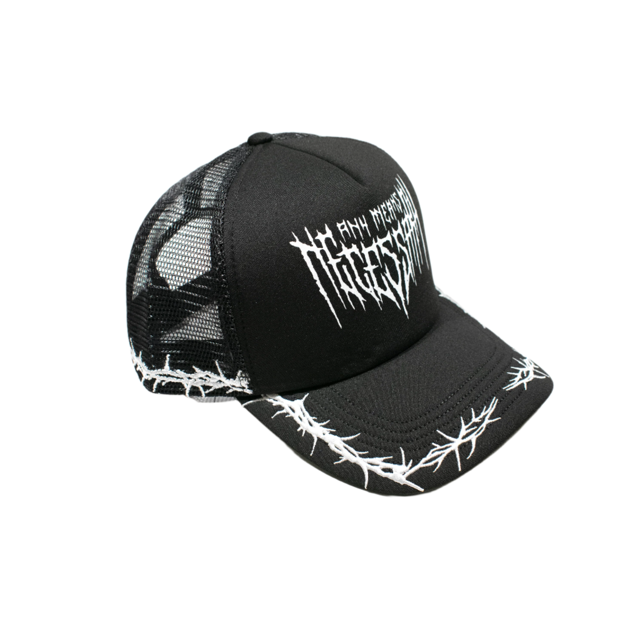 Thorns Trucker Hat Black – Any Means Necessary Clothing