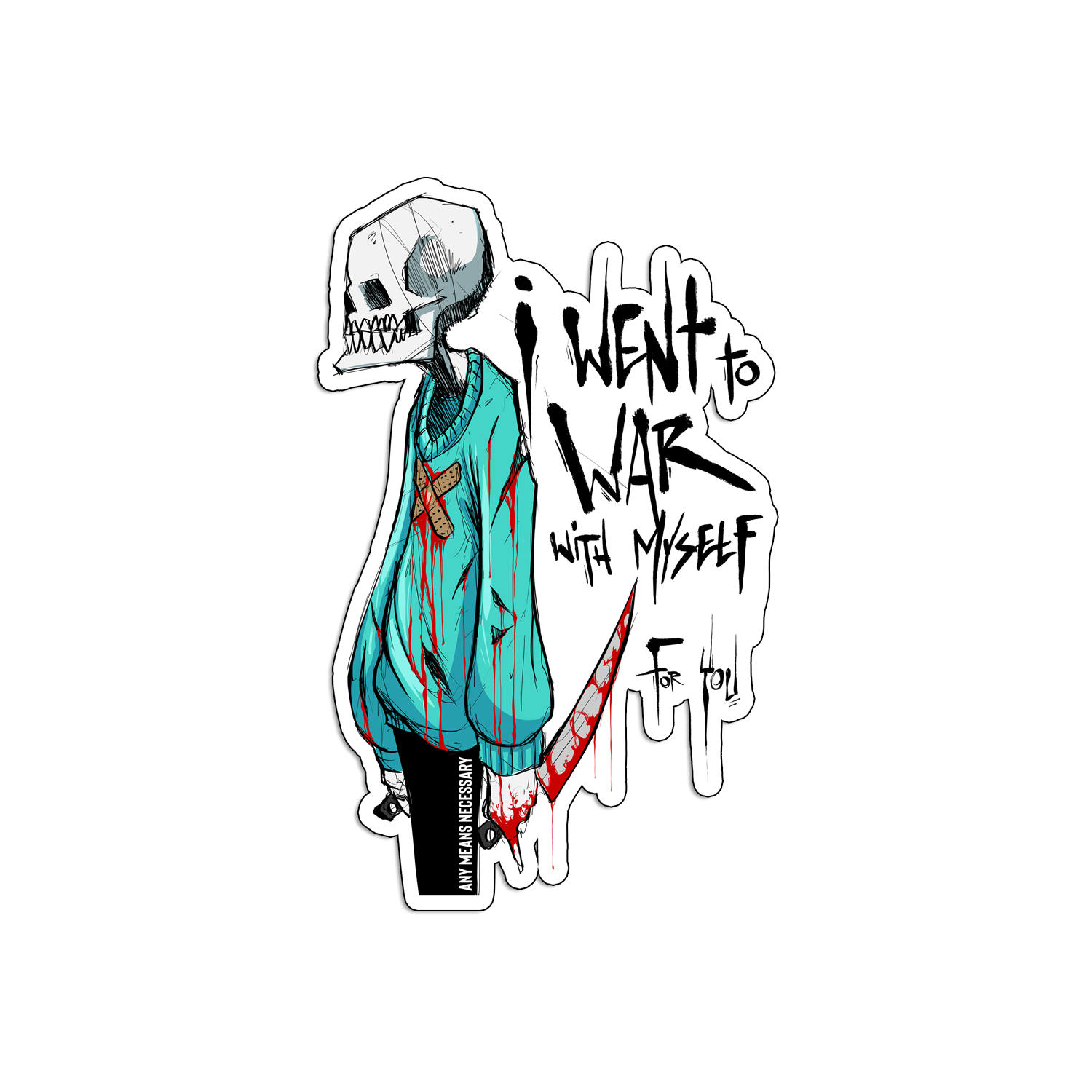 Stickers – Any Means Necessary Clothing